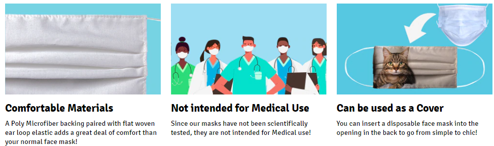 BuildASign Enterprise Covid-19. Standard Face Masks